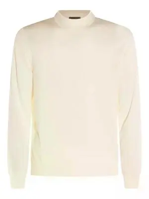 ZANONE Mock-neck Ribbed Sweater