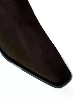 TOTEME 80mm Pointed-toe Suede Boots