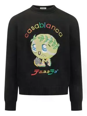 Casablanca Intarsia Sweater