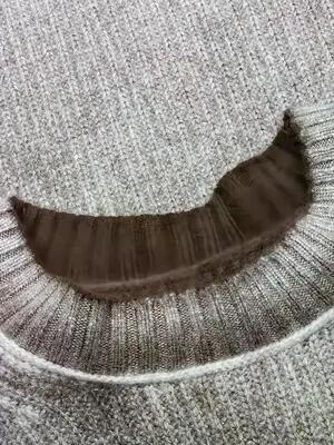 REPRESENT Ribbed Crew-neck Sweater - Grey