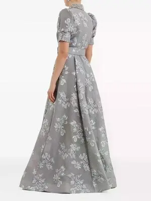 Rebecca Vallance Ruth Embellished Belted Gown