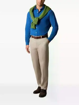 Brooks Brothers Spread-collar Cotton Shirt