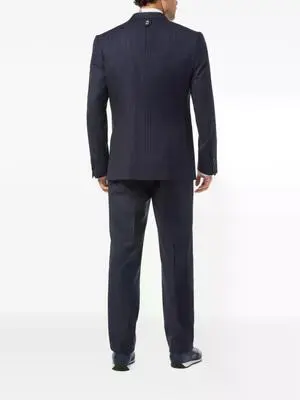 BILLIONAIRE Gessato Pinstripe Single-breasted Blazer - Blue