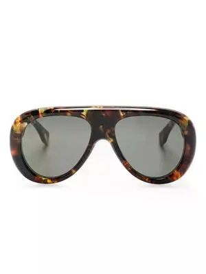 Gucci Pilot-frame Sunglasses - Brown