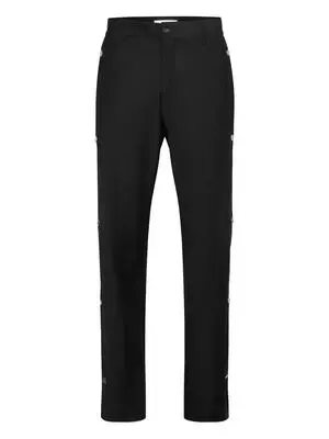 Philipp Plein Monogram-insert Straight-leg Trousers