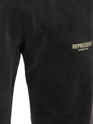 REPRESENT Logo Track Pants - Black