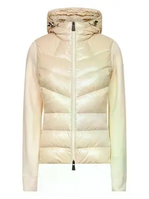 Moncler Padded Hooded Jacket - Neutrals