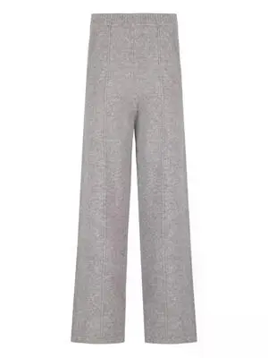 LANEUS Side-pockets Knitted Trousers - Grey