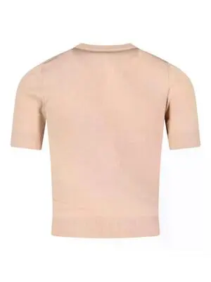 MARINE SERRE Short-sleeved Top With Moon Logo