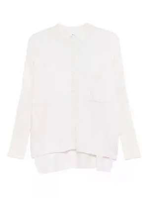 GOTHA Ribbed-cuff Buttoned Cardigan