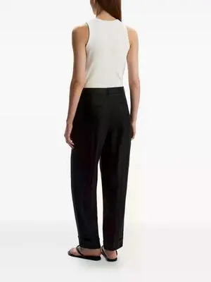 12 STOREEZ Pleated Linen Trousers