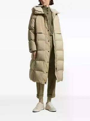 Peserico Hooded Quilted Down Coat