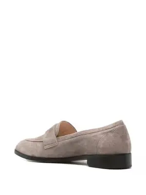 P.a.r.o.s.h Penny-strap Suede Loafers