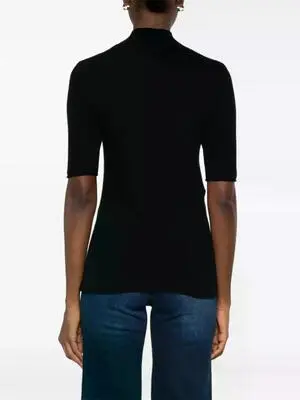 GOTHA High-neck Short-sleeve Sweater