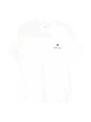 SNOW PEAK Logo-print T-shirt - White