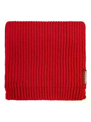 Dsquared2 Ribbed Beanie And Scarf Set - Red
