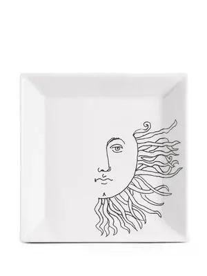 FORNASETTI Solitario Square Tray