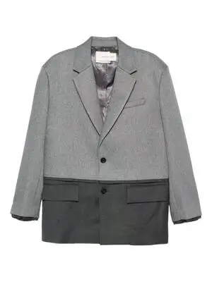 FENG CHEN WANG Two-tone Single-breasted Blazer