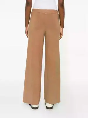 TWINSET Ribbed Wide Leg Trousers
