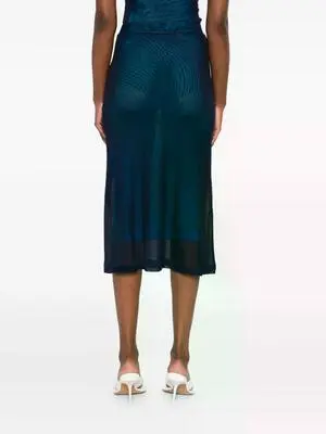 Off-White Mesh Midi Skirt