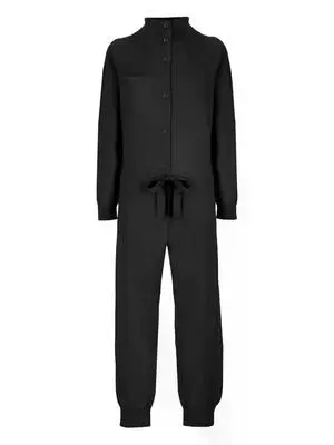 LANEUS Knitted Jumpsuit - Black