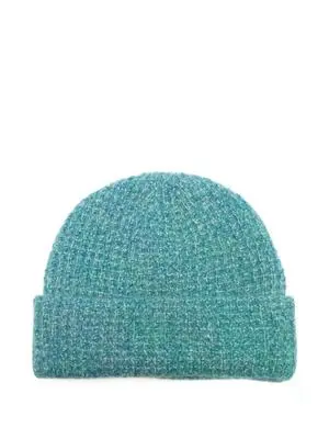 Frenckenberger Ribbed Beanie - Blue