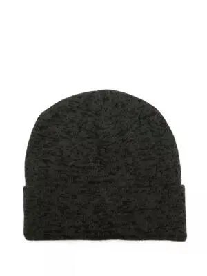 Frenckenberger Mélange-effect Beanie - Black
