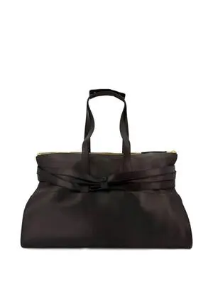 Moschino Belted Leather Tote