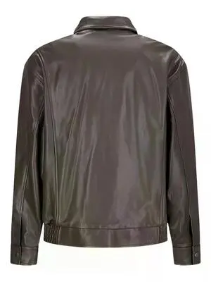 Calvin Klein Paneled Leather Jacket
