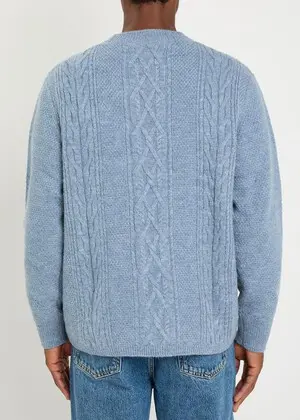 WAX LONDON Hyatt Cable-knit Jumper
