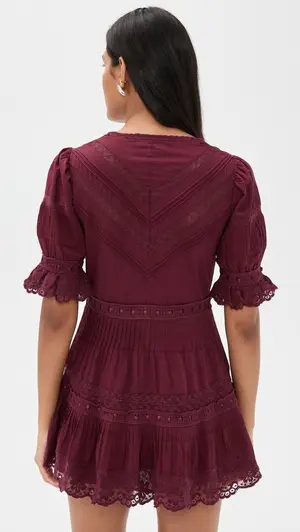 LoveShackFancy Lilias Mini Dress