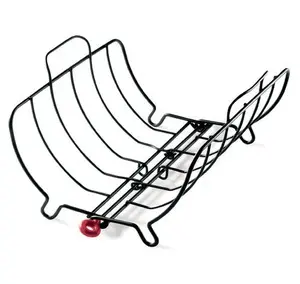 CUISIPRO Roast & Serve Non-stick Turkey And Poultry Roasting Rack - Black