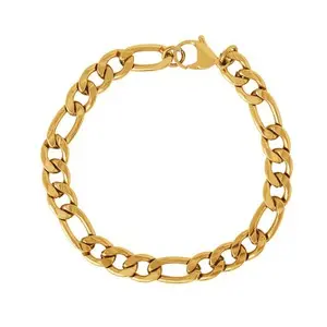Lucky Brand Figaro Chain Link Bracelet - Gold