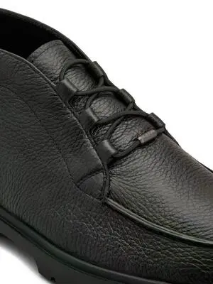 TOD'S Pebble-grain Lace-up Boots