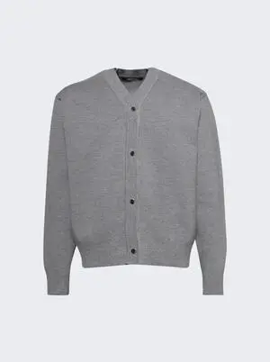 Men's Gray Knit Cardigans