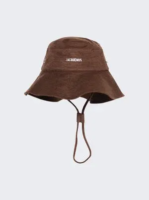 Jacquemus Le De-nîmes Bucket Hat - Brown
