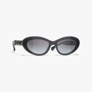 Chanel Cat Eye Sunglasses Gray