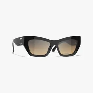 Chanel Cat Eye Sunglasses Black
