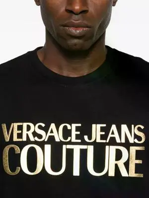 Versace Logo-print T-shirt - Black