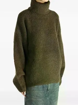 TOTEME High-neck Wool Sweater