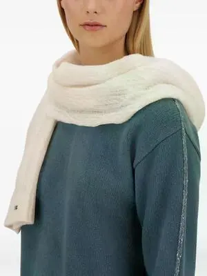 Herno Cable-knit Scarf