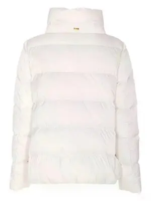 Herno High-neck Quilted Jacket - White