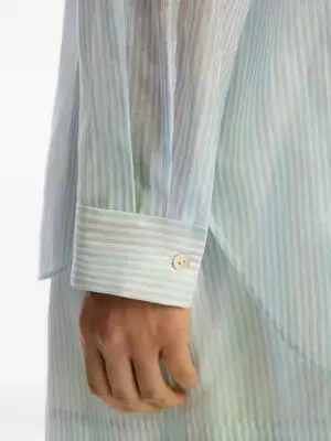12 STOREEZ Striped Cotton Shirt