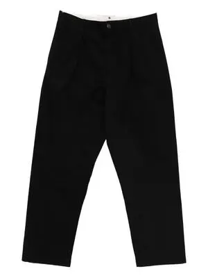 ANERKJENDT Pleated-pocket Straight-leg Trousers