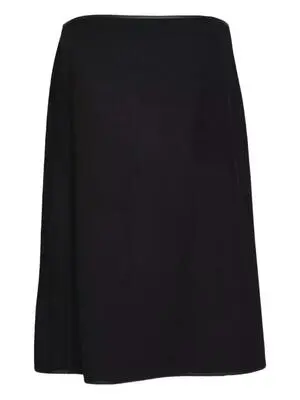 JIL SANDER Zip Midi Skirt