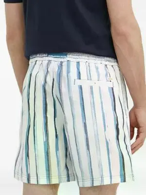 BOSS Striped Drawstring Shorts