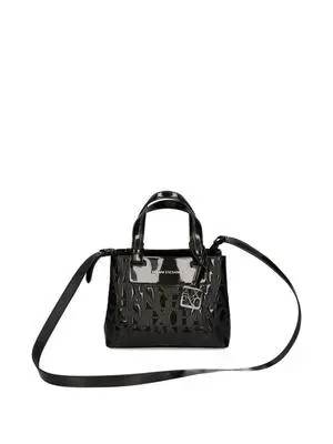 Armani Exchange Logo Embossed Tote Bag