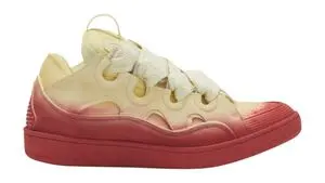 LANVIN Leather Curb Radiant Sneakers