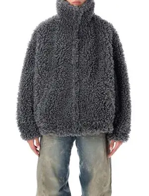 Women's Gray Fur Jackets