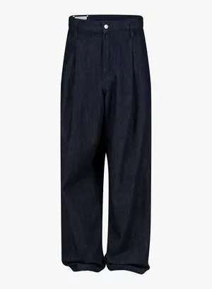 Dries Van Noten Dries Van Noten Penning Denim Pants - Blue